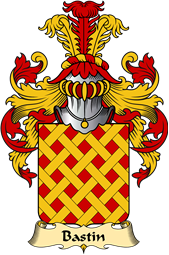 French Family Coat of Arms (v.23) for Bastin