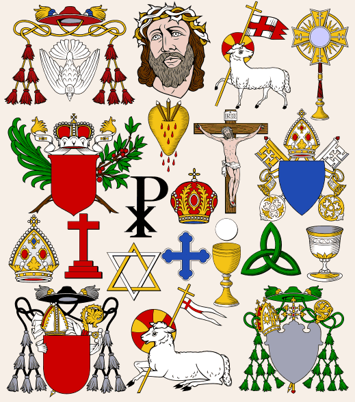 Armorial Gold Heraldry Images - Church Collection